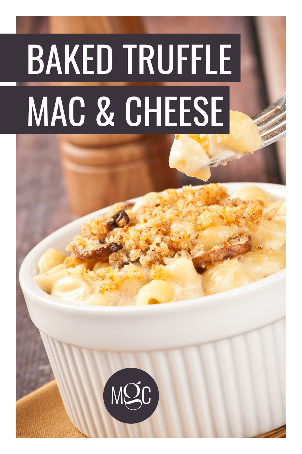 Baked Truffle Macaroni and Cheese