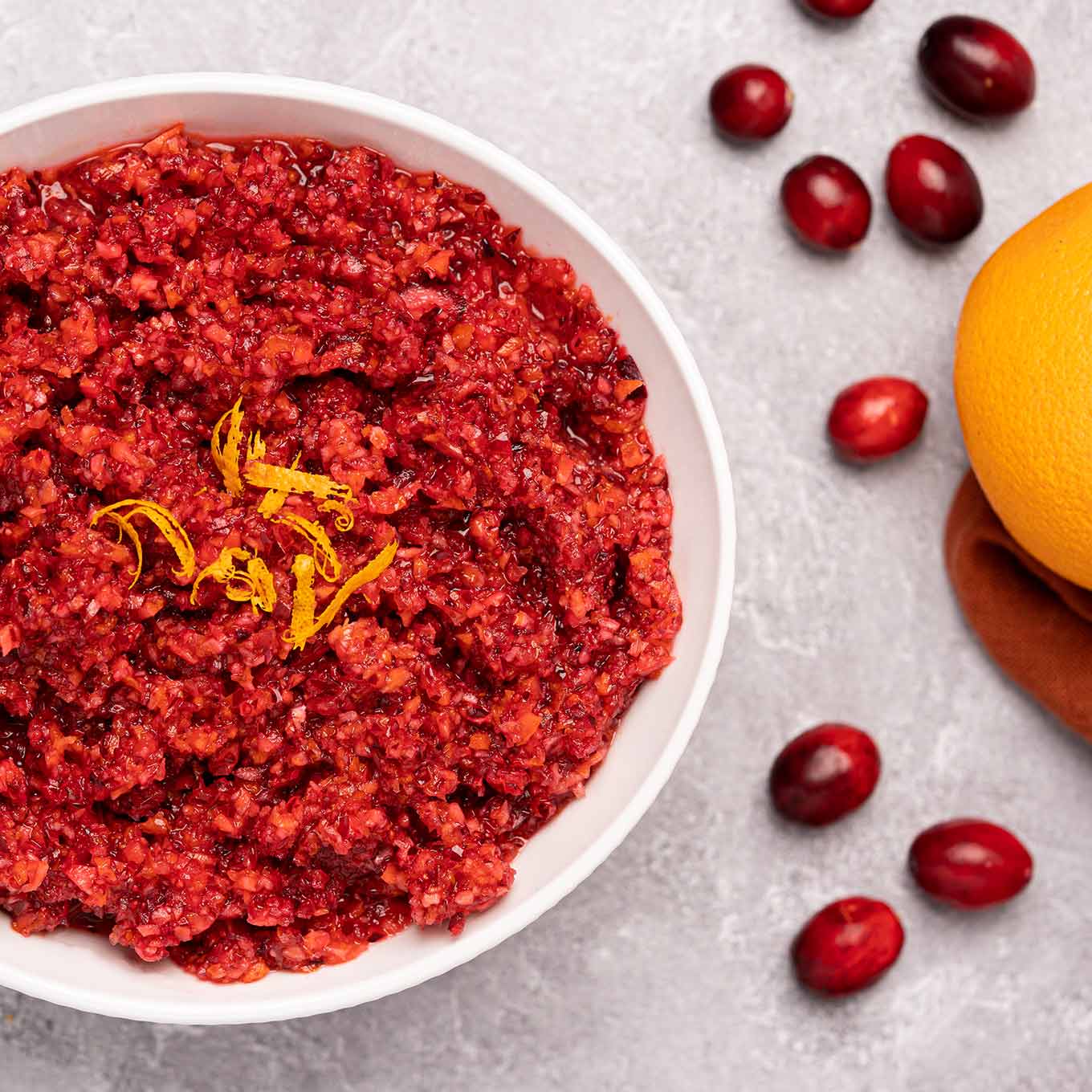 Fresh and Easy Cranberry Orange Relish Recipe