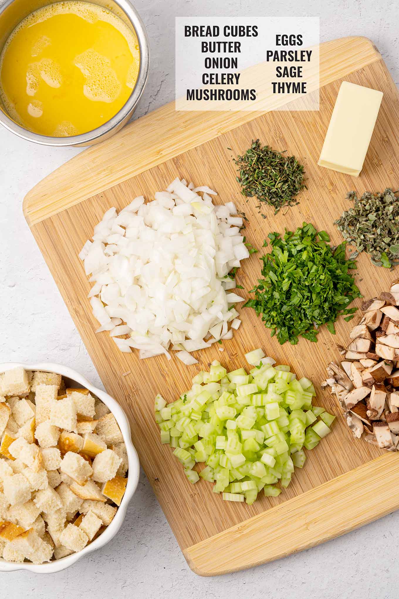 Old Fashioned Bread Stuffing