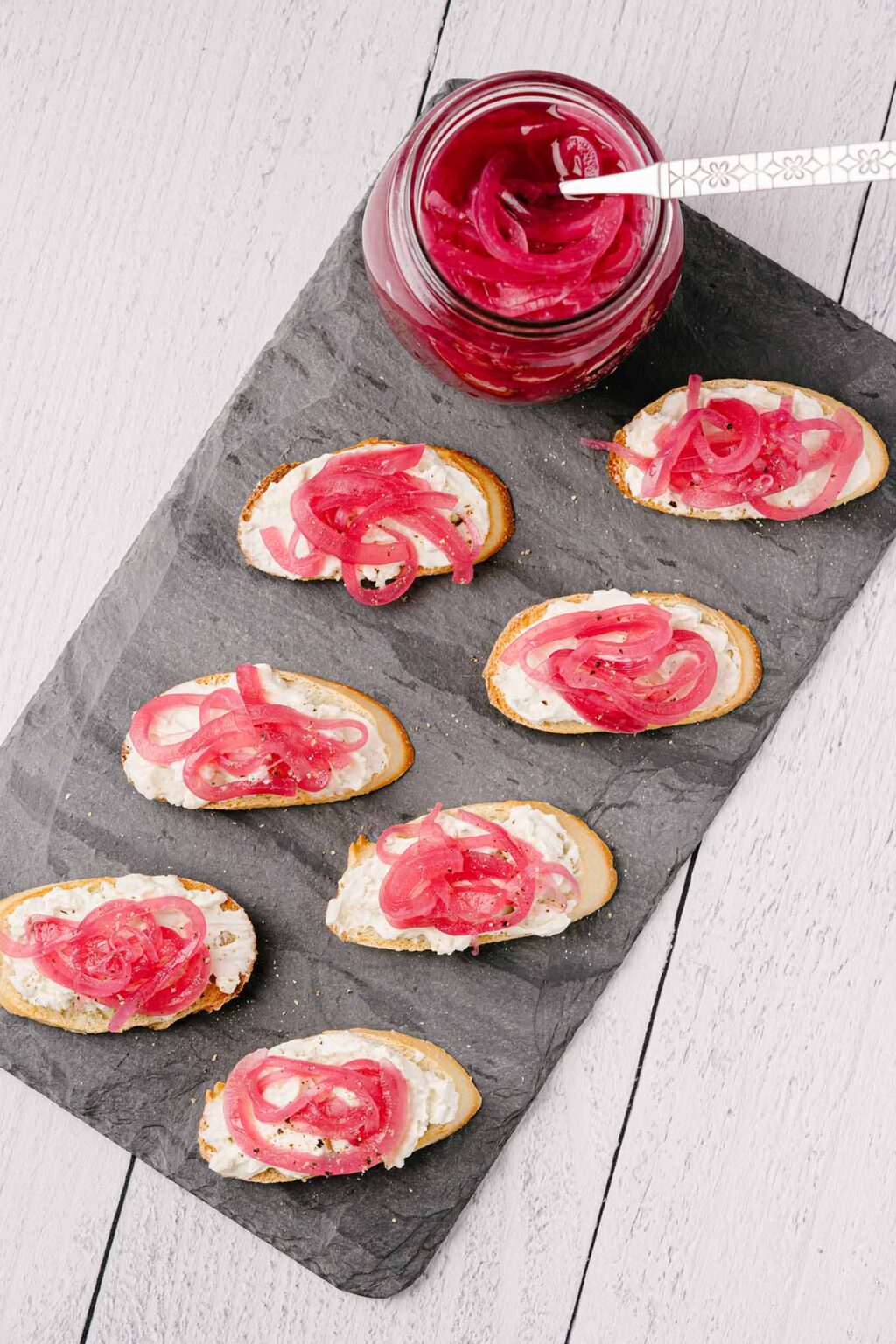 Crostini Appetizers with Two Easy Toppings