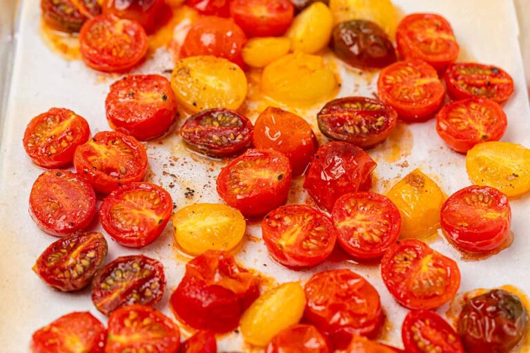 Seared Sea Scallops with Roasted Tomatoes