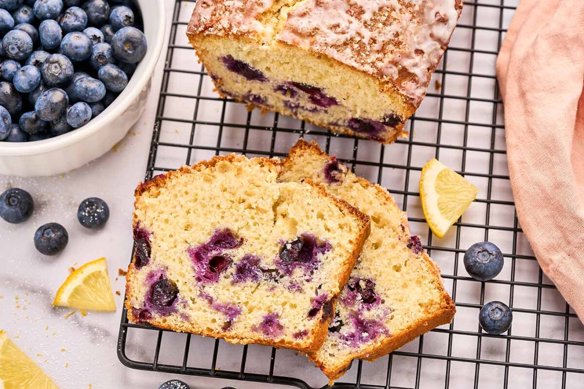 Lemon Blueberry Loaf Cake