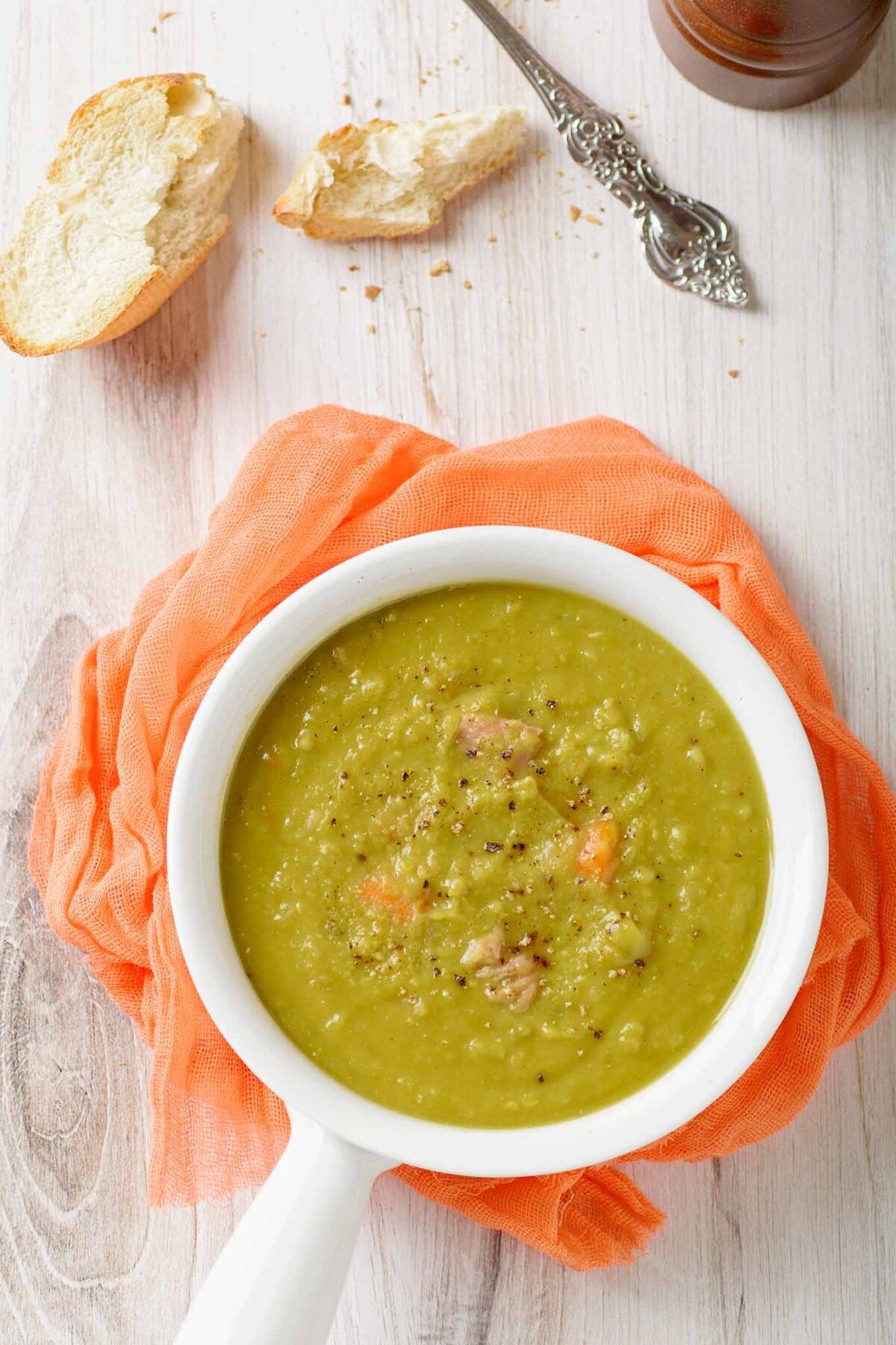 Easy Split Pea Soup (Stovetop or Instant Pot)