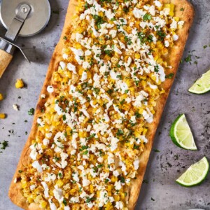 Mexican Street Corn Flatbread Pizza Recipe