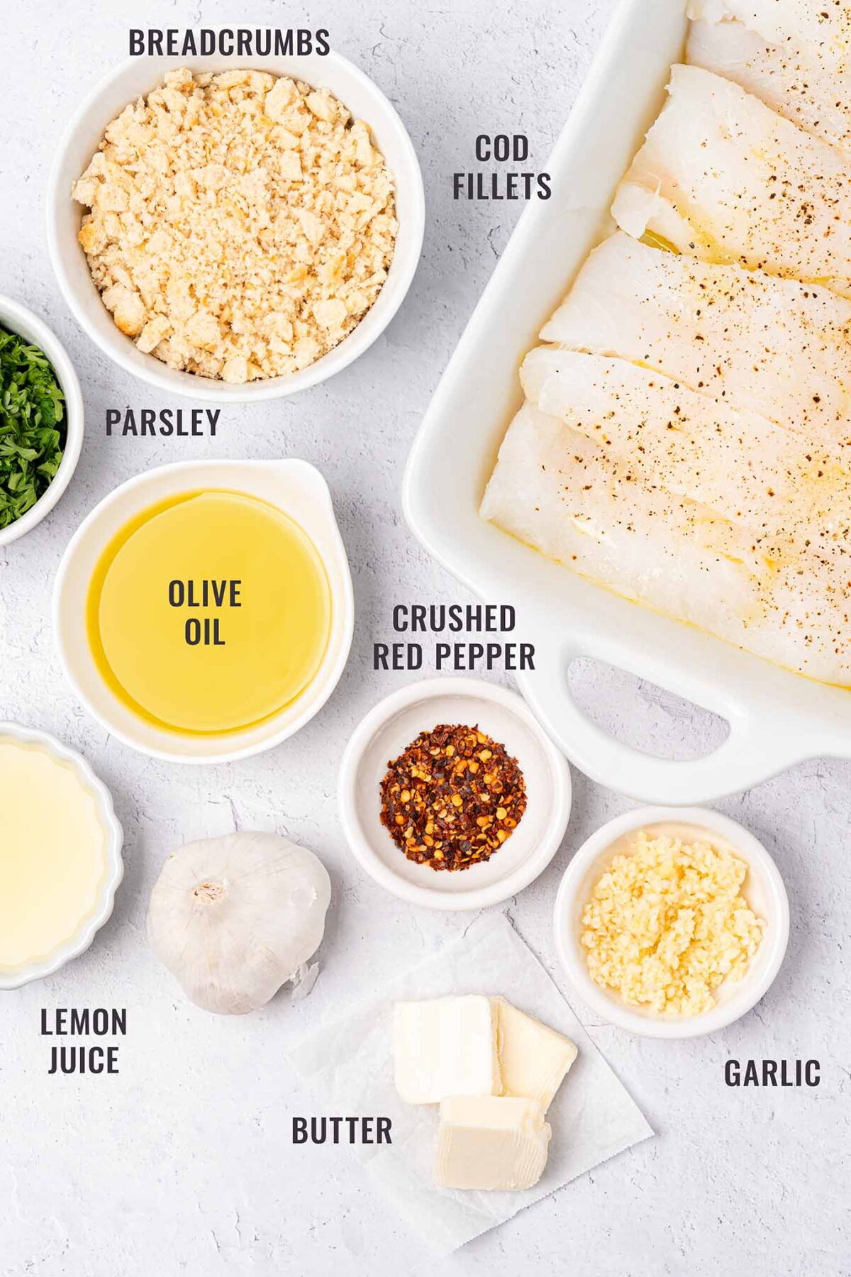 Easy Baked Cod with Crispy Crumb Topping