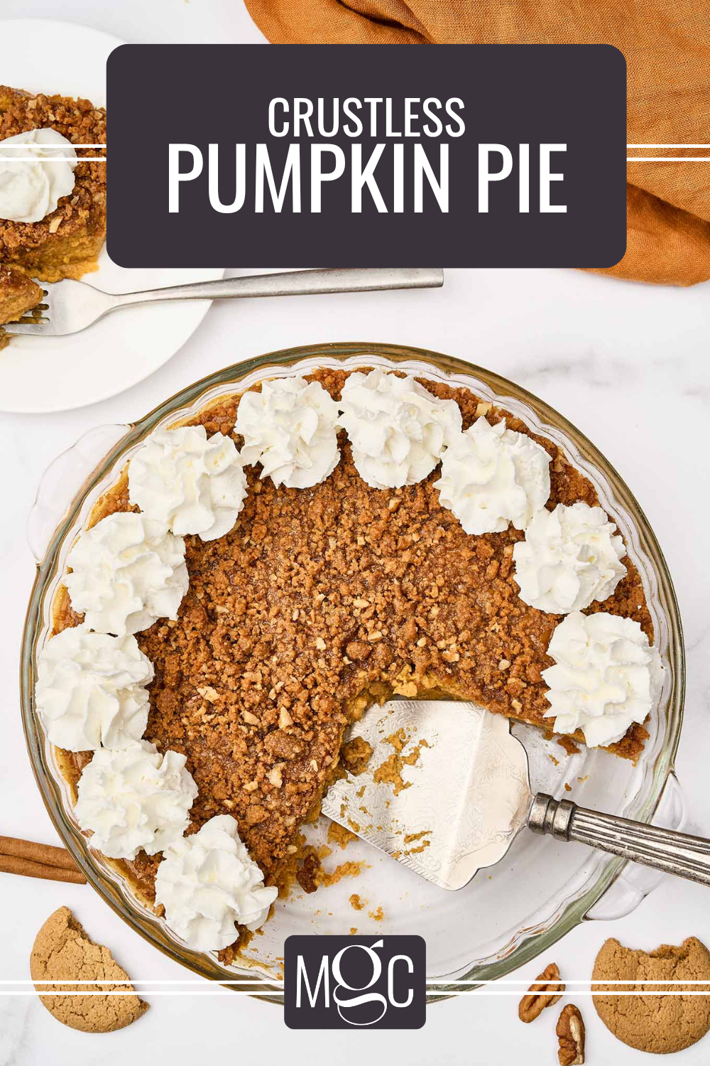 Easy Crustless Pumpkin Pie Recipe (Make-Ahead Dessert)