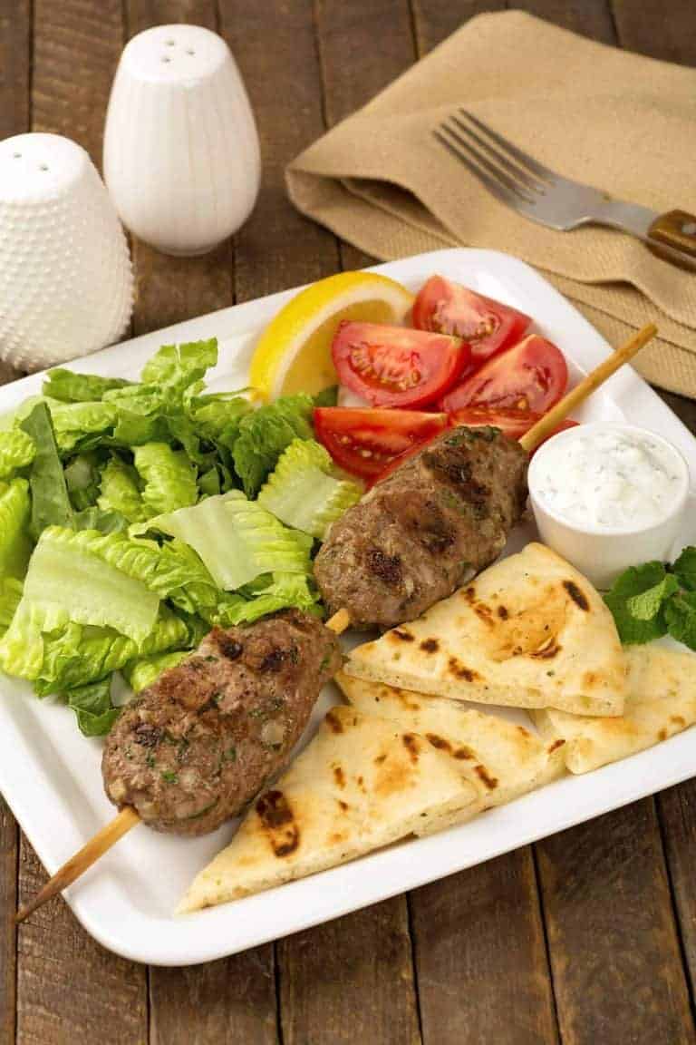 Grilled Moroccan Lamb Kefta