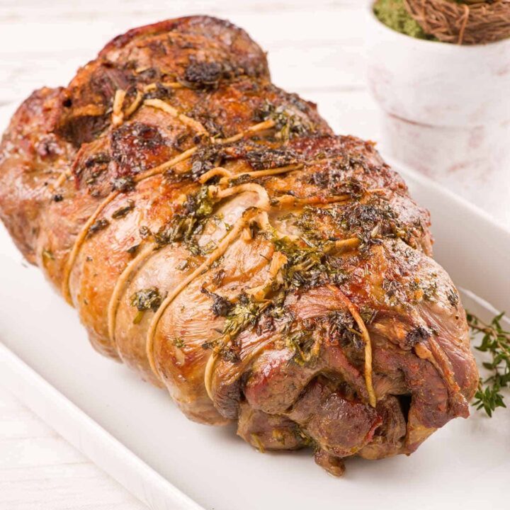 Herb Roasted Boneless Leg Of Lamb Recipe MyGourmetConnection Herb Roasted Boneless Leg Of Lamb Recipe MyGourmetConnection