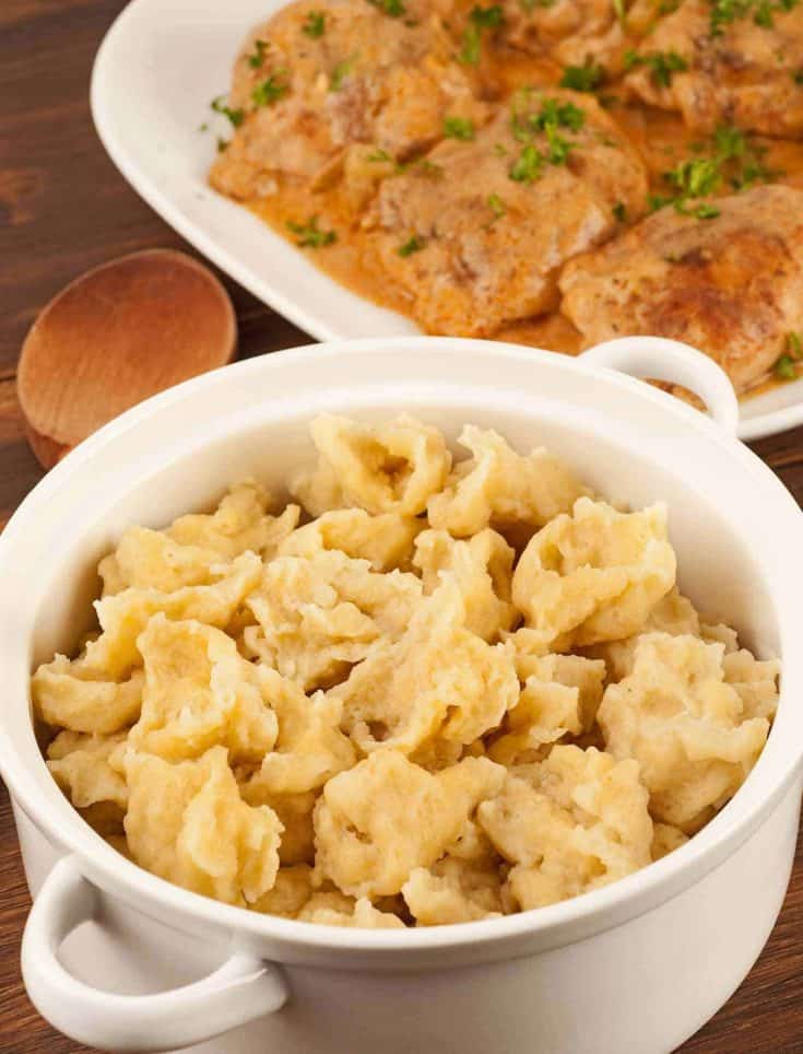 Hungarian Noodle Dumplings (Nokedli)