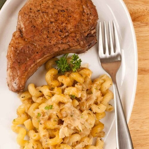 Pan-Seared Pork Rib Chops