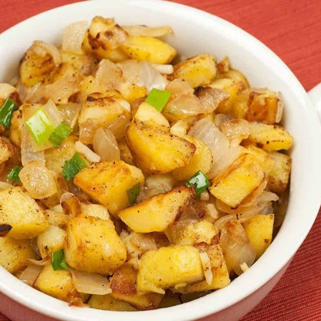 Skillet Browned Potatoes and Onions