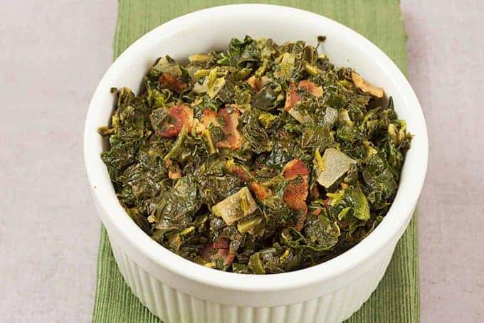 Sweet and Sour Spinach with Bacon